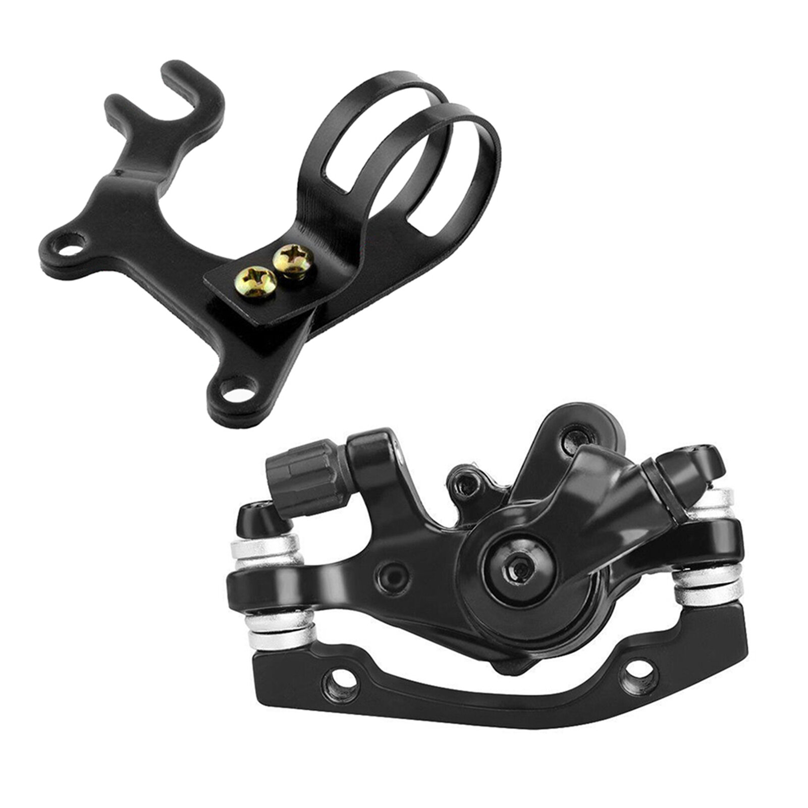 Кронштейн и суппорт дисковых тормозов для велосипеда MTB горный велосипед дорожный велосипед, подходит для дисков 160мм, переднее колесо/заднее колесо (опционально), 1шт(Кронштейн)/2шт(Кронштейн и суппорт) (опционально), сталь, алюминиевый сплав,