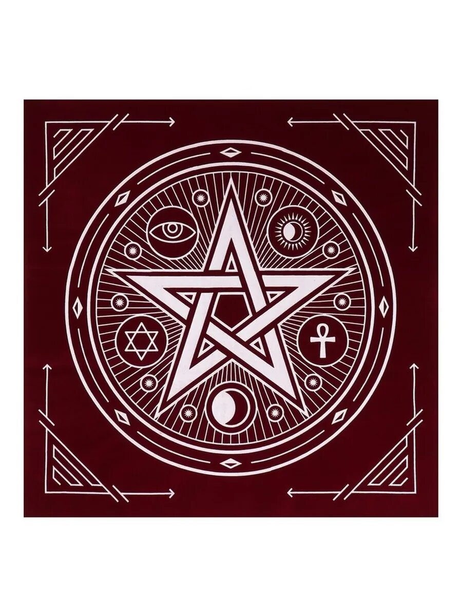 Бархатная скатерть для гаданий на Хэллоуин