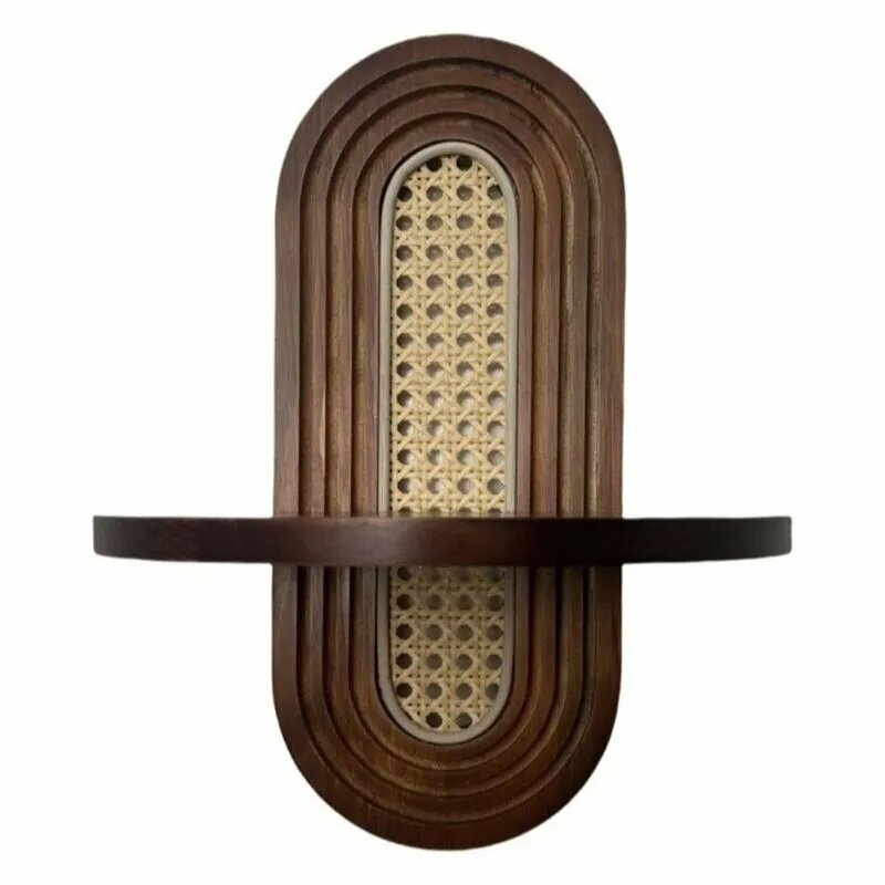 Настенная полка из ротанга