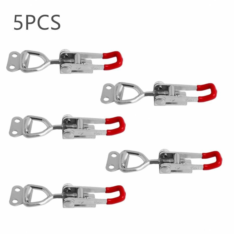 1/3/5/ШТ Зажим с шарнирной защелкой, регулируемая защелка, для зажимов крышек, ящиков для инструментов
