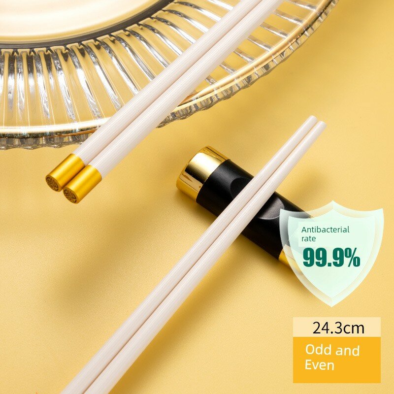 Простые модные палочки для еды из сплава, однотонные, белые бытовые палочки для еды, доступные роскошные палочки для