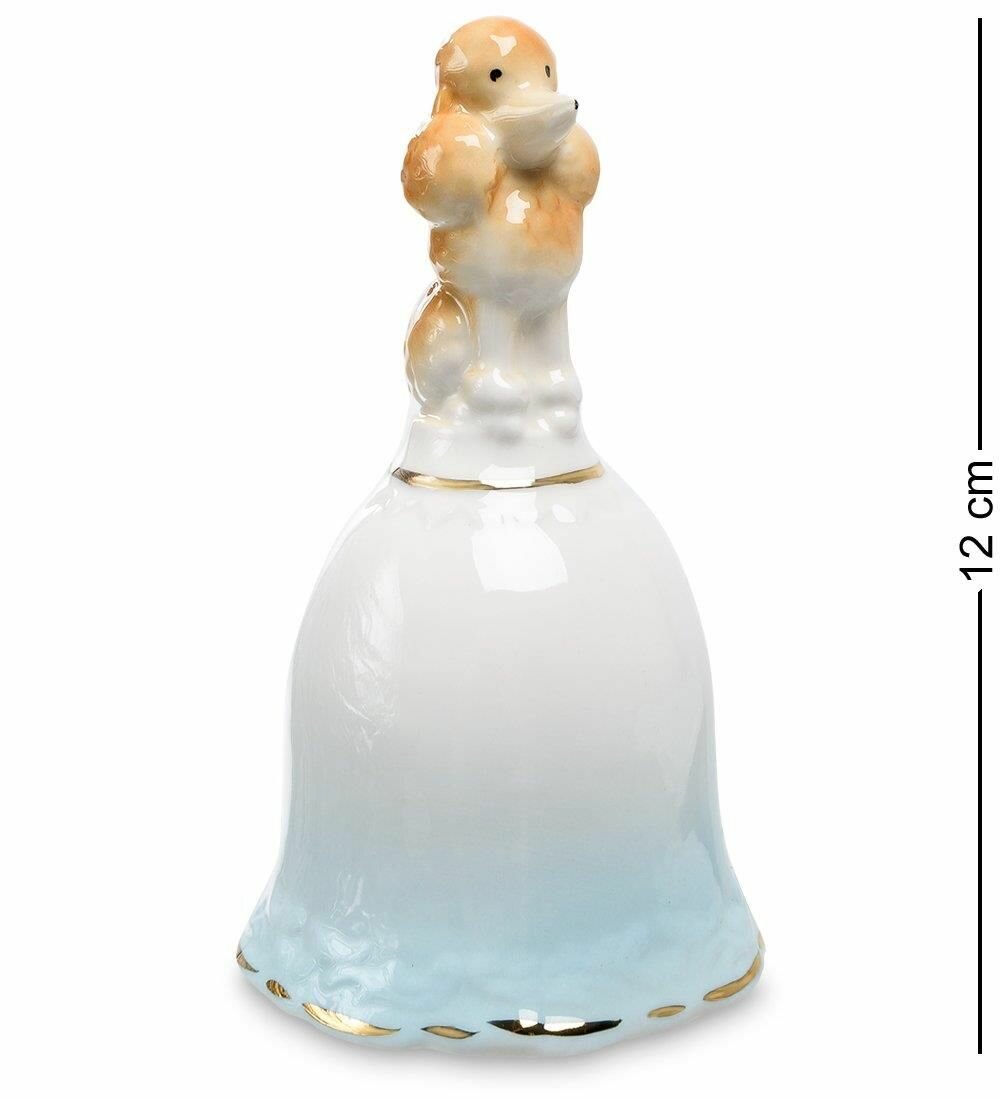 Колокольчик Собака A2101362 разностор, Фарфор