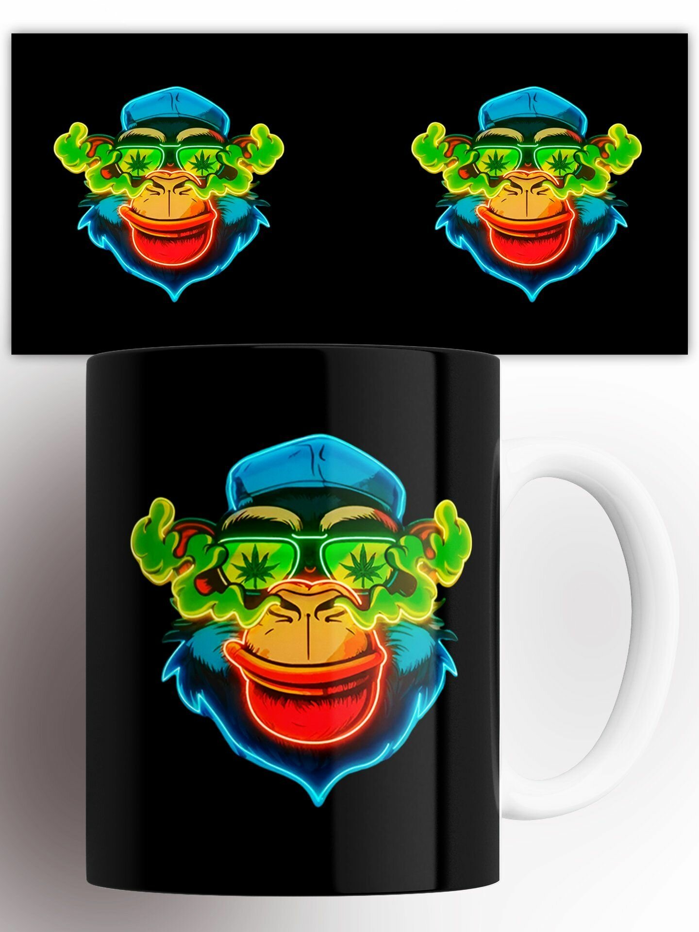 Кружка Обезьяна арт 330 мл