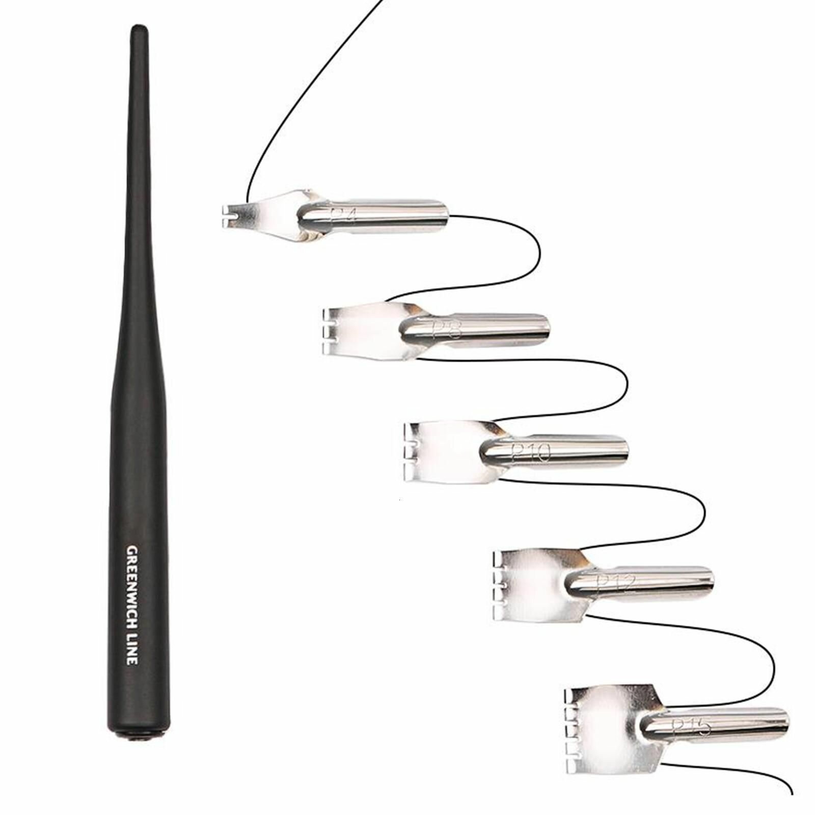 Набор перьев для каллиграфии с 5 сменными наконечниками