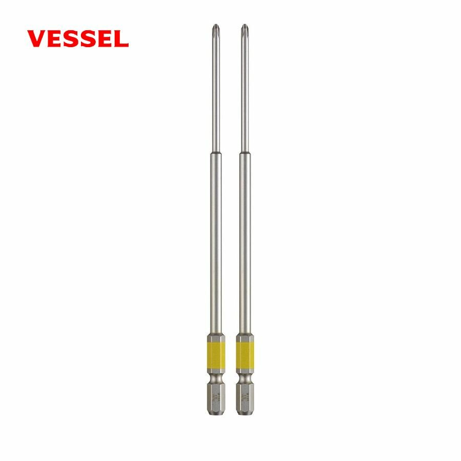 VESSEL 1/4", Наборы бит для электрических отверток, Шестигранные, Магнитная головка серии GS16