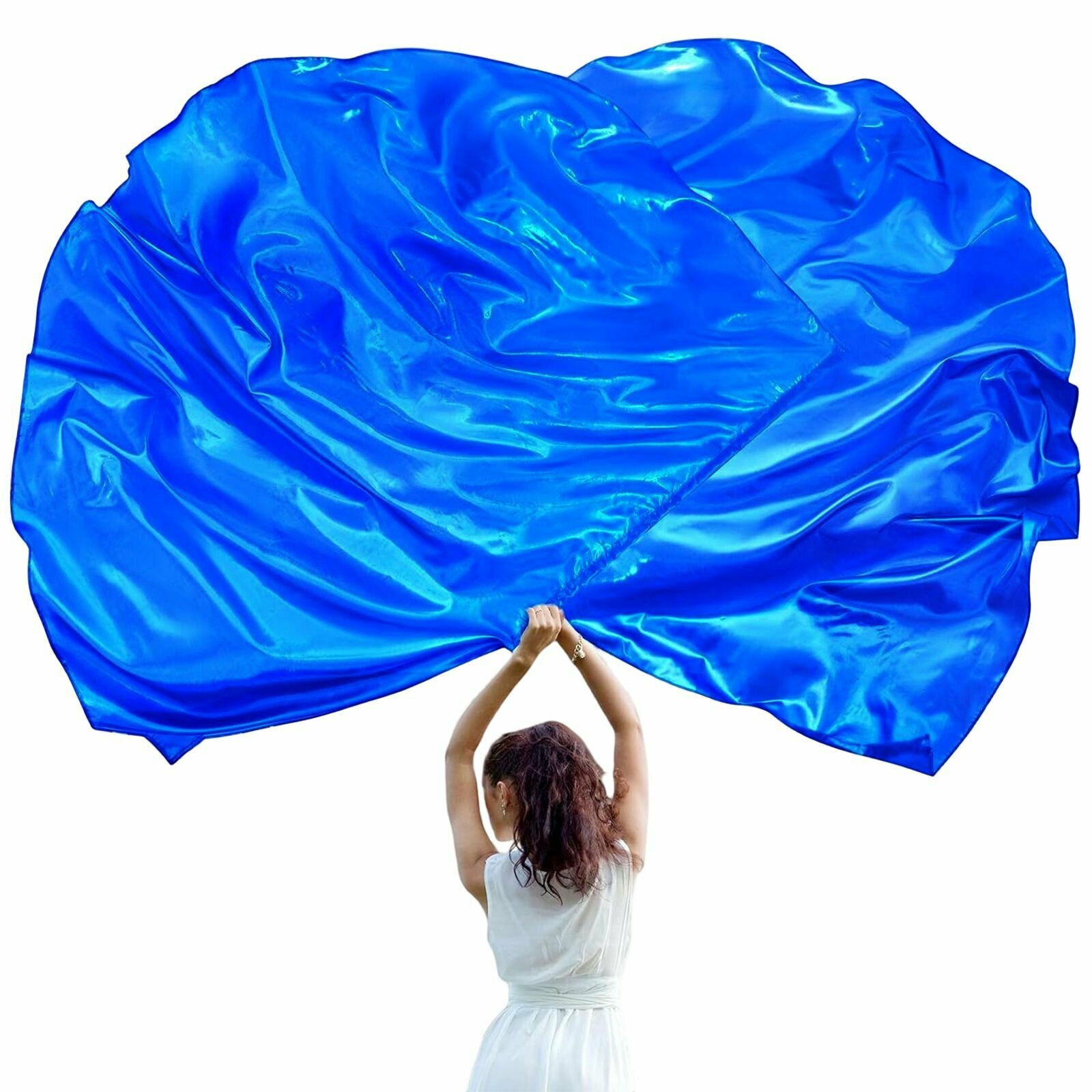 Полукруглый флаг с ангельскими крыльями для танцев хвалы в церкви