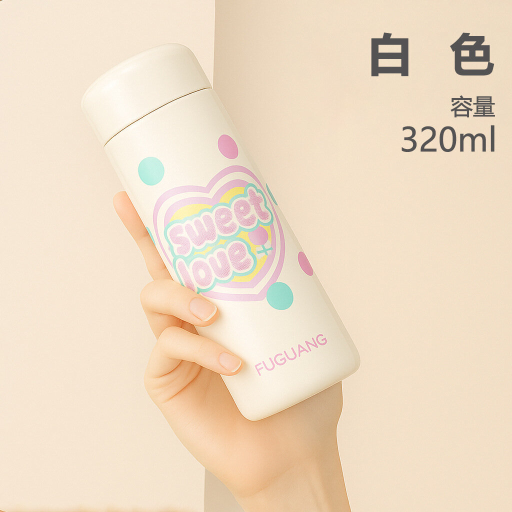 Карманный термос Fuguang, малый объем, стильная кружка для женщин, мини-кружка из нержавеющей стали 316L, оптовая продажа с возможностью индивидуального заказа.