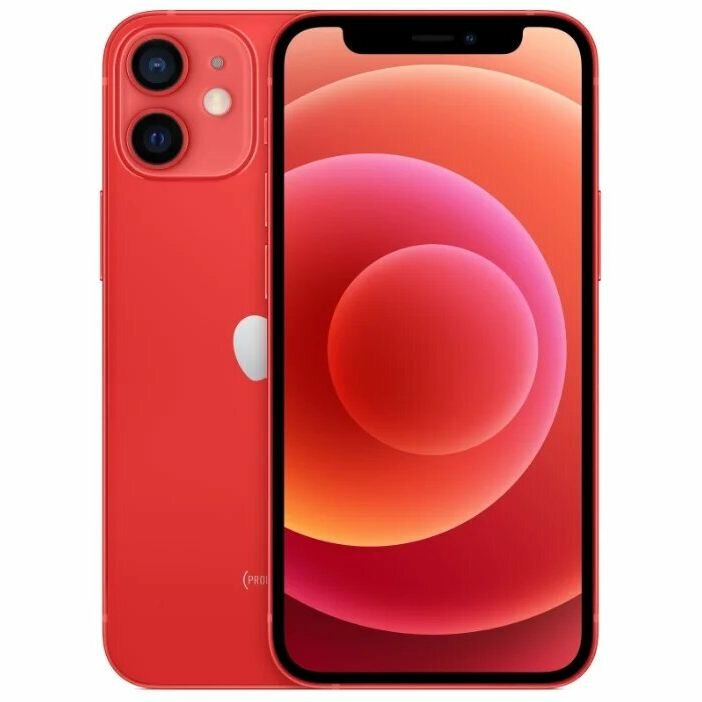 Смартфон Apple iPhone 12, 128GB, Red (Красный), Face ID, NFC, Bluetooth 5.0, LTE