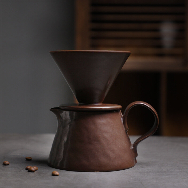 Керамический набор для кофе V60, фильтр для кофе, керамическая чашка, кофейник, горячая распродажа, совместный кофейник