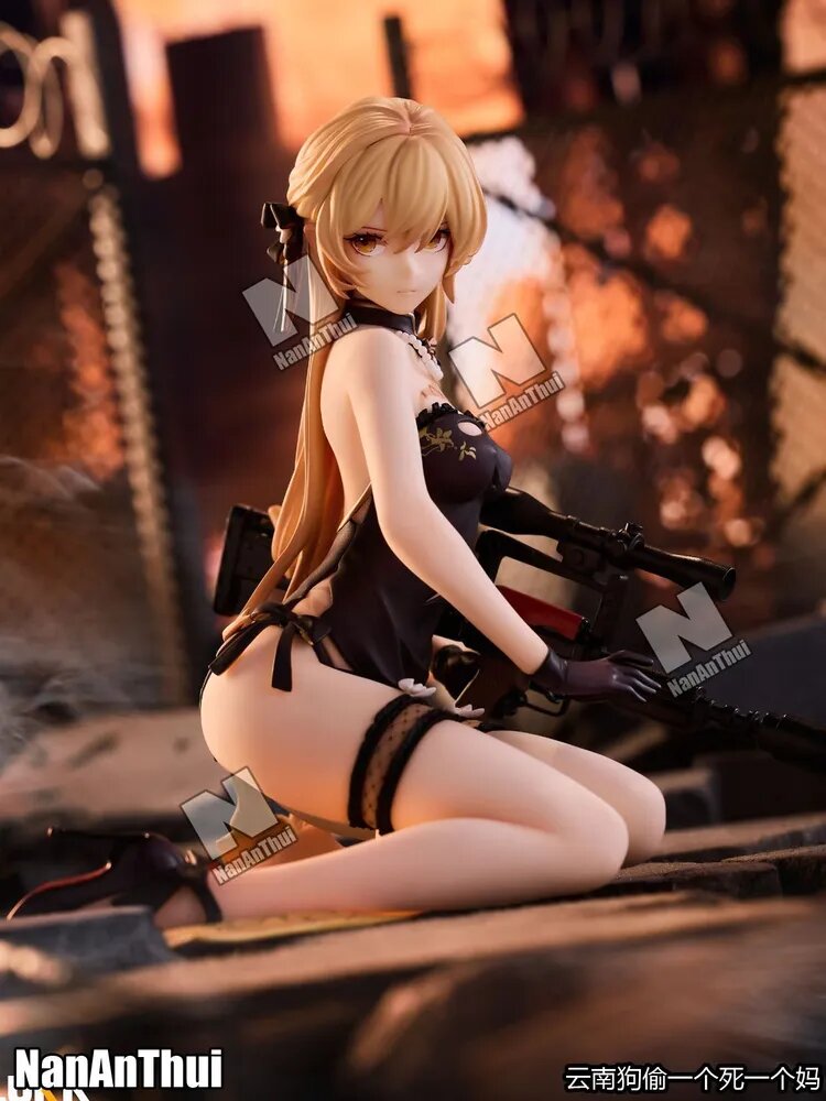 Фигурка аниме сексуальная девушка (Girls' Frontline OTS-14 Groza Sexy Anime Girl Figure) 12cm-пакет
