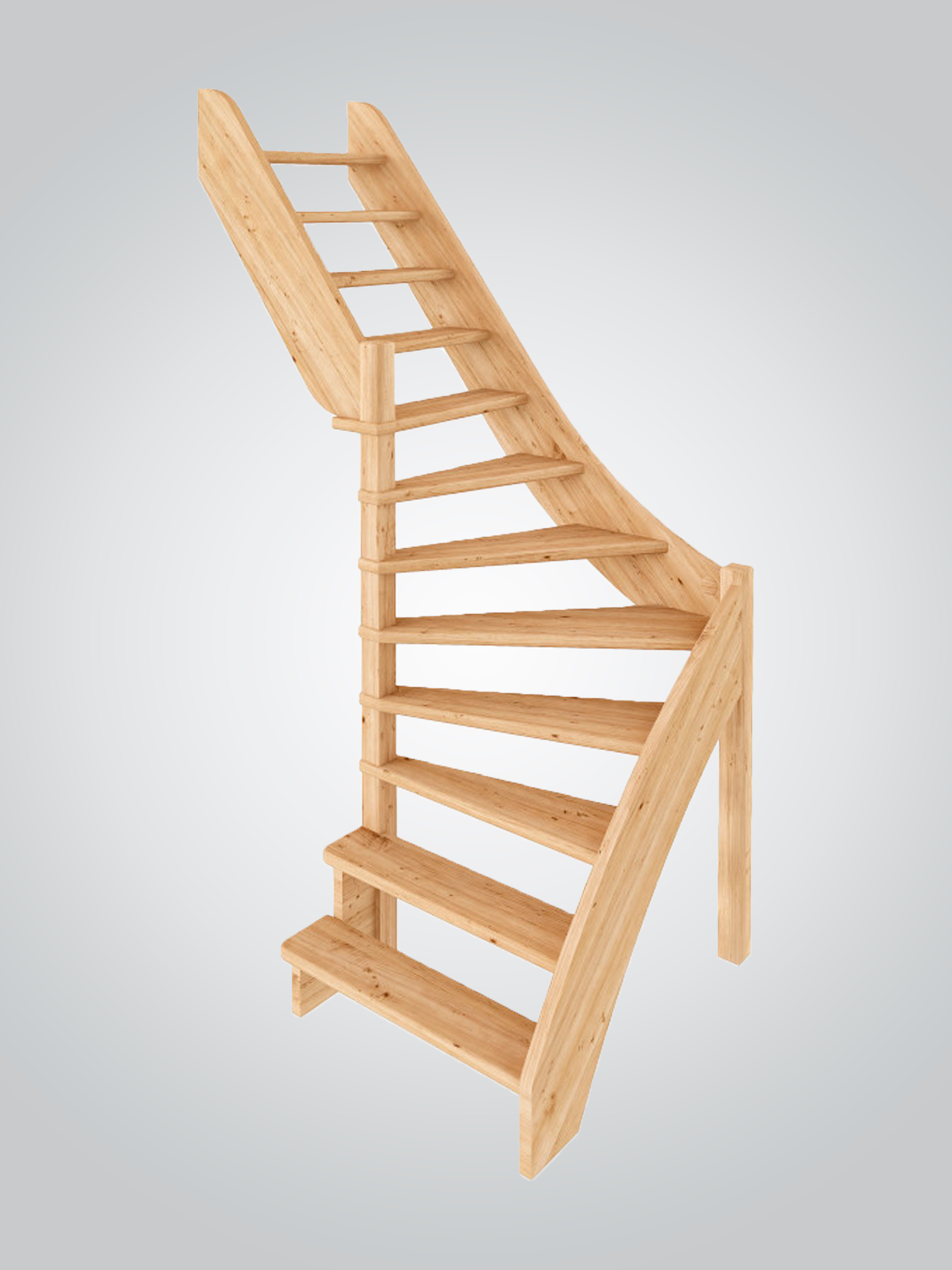 Лестница на второй этаж ЛС-92м/2 Левая