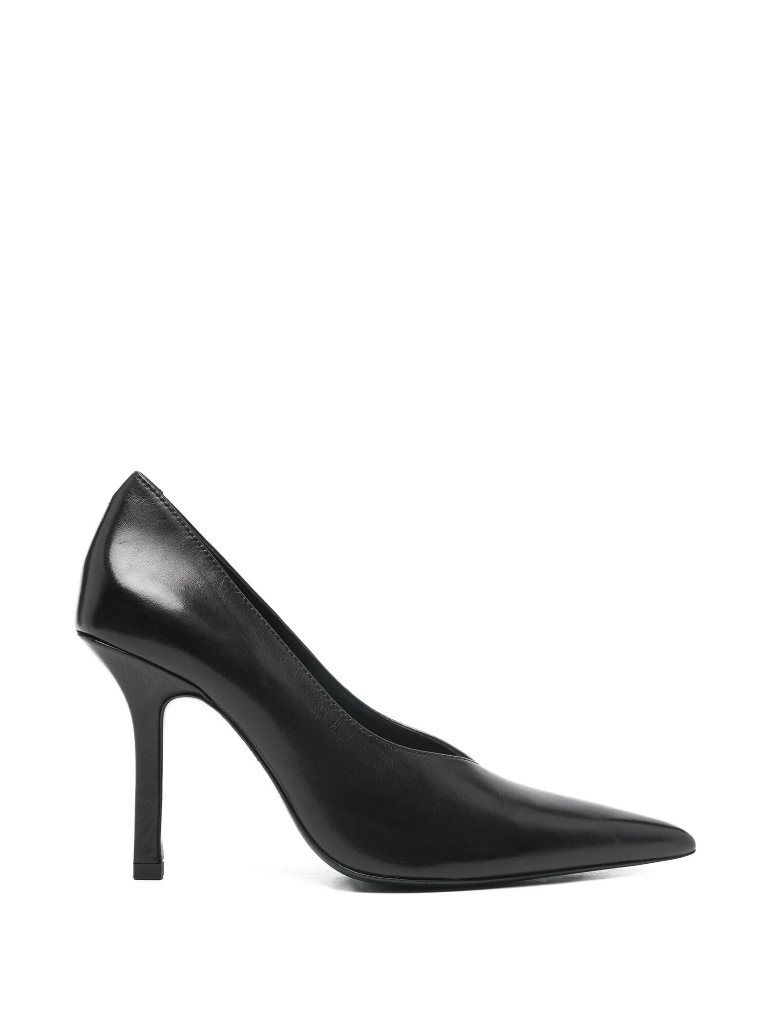 Туфли Leather heeled pumps 