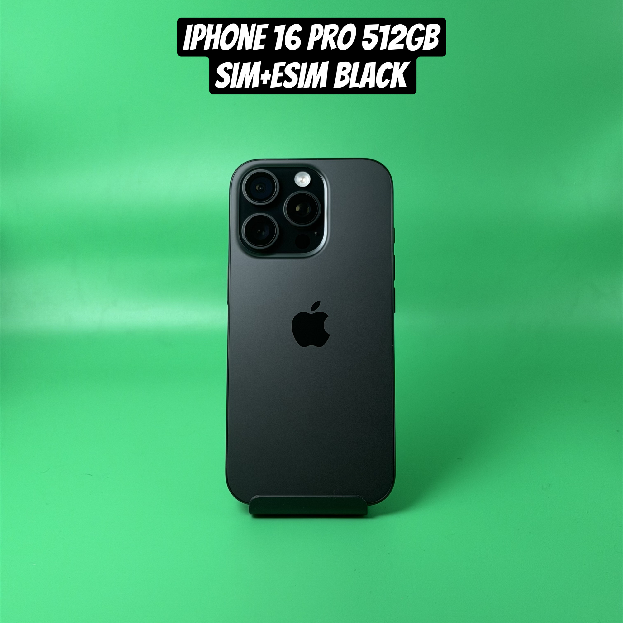 Смартфон Apple iPhone 16 Pro 512 ГБ, nano SIM + eSIM Black