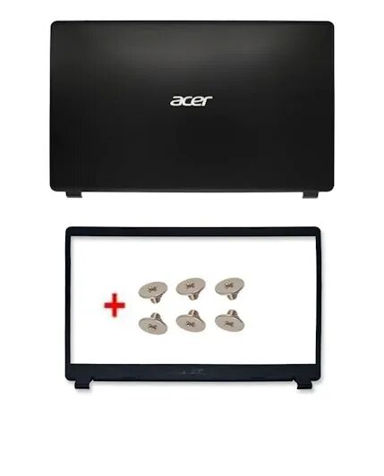 Корпусный элемент ноутбука Acer Aspire A315-42 A315-42G N19C1 EX215-51 A315-54 A315-56 черная крышка матрицы и рамка
