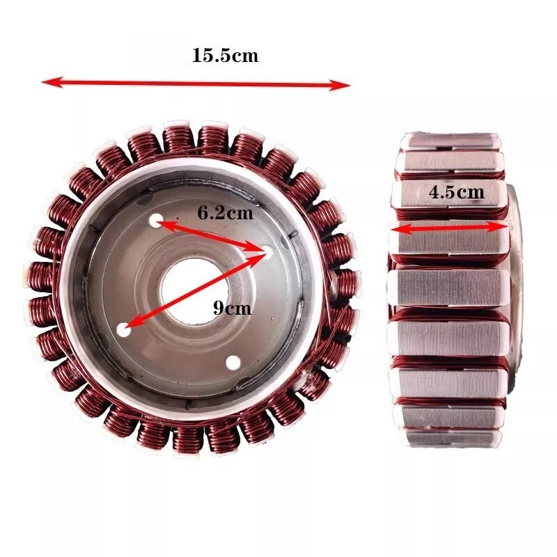 Катушка статора генератора DC24/48/60/72V 3KW5KW 24V 5KW