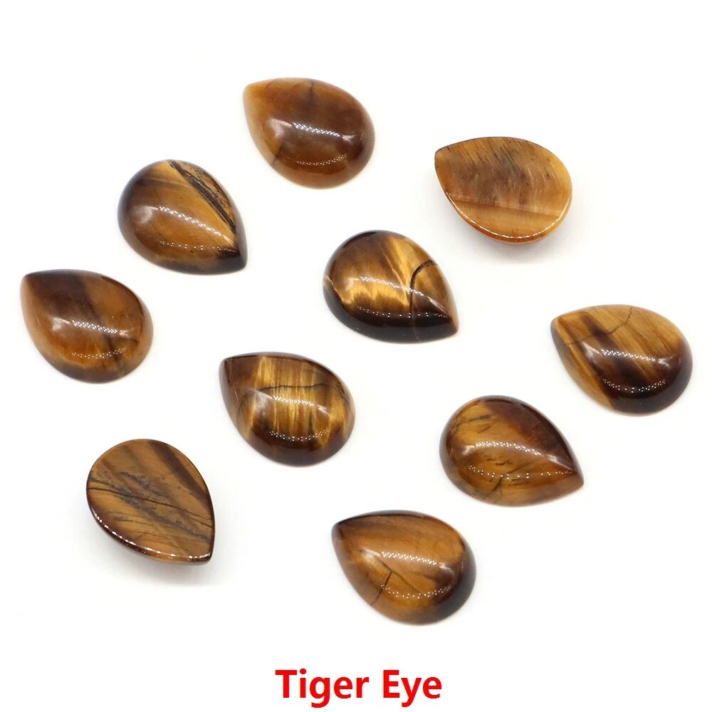 15x20 мм каплевидный драгоценный камень с плоской задней частью, натуральный камень, аметист, розовый кварц, кабошон, кристалл для изготовления своими руками, аксессуары для рукоделия