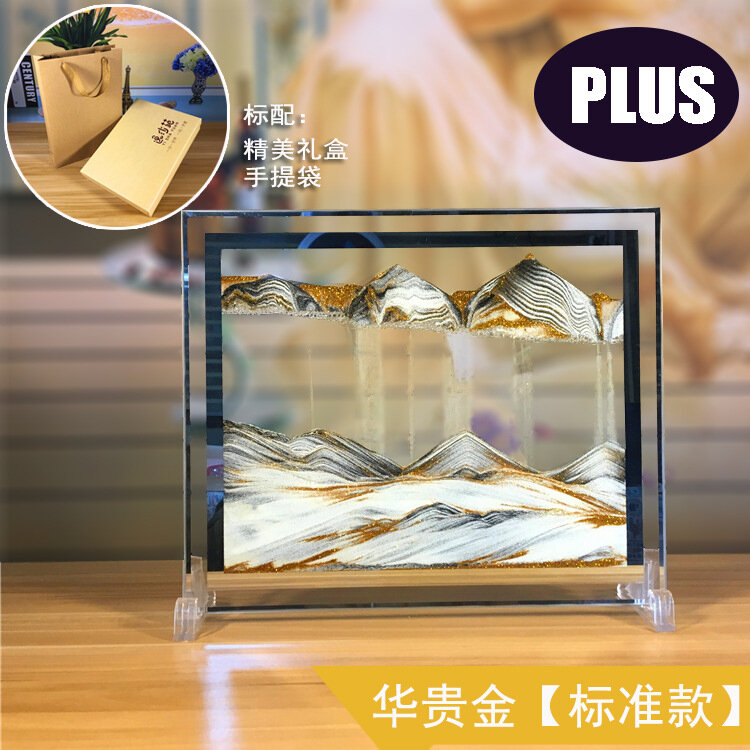 3D песочные часы, декор для дома, подарок на день рождения, креативное стеклянное ремесло, креативный песок