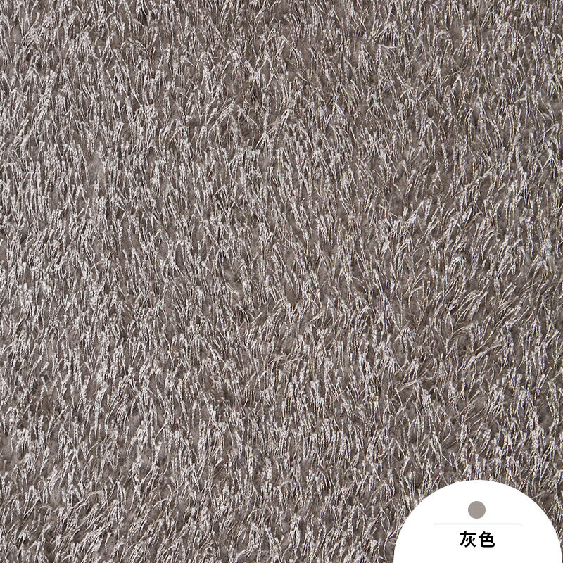 Коврик из флиса в корейском стиле 30x30 см, толщина 1.1 см для ползания, спальня, подоконник - серый