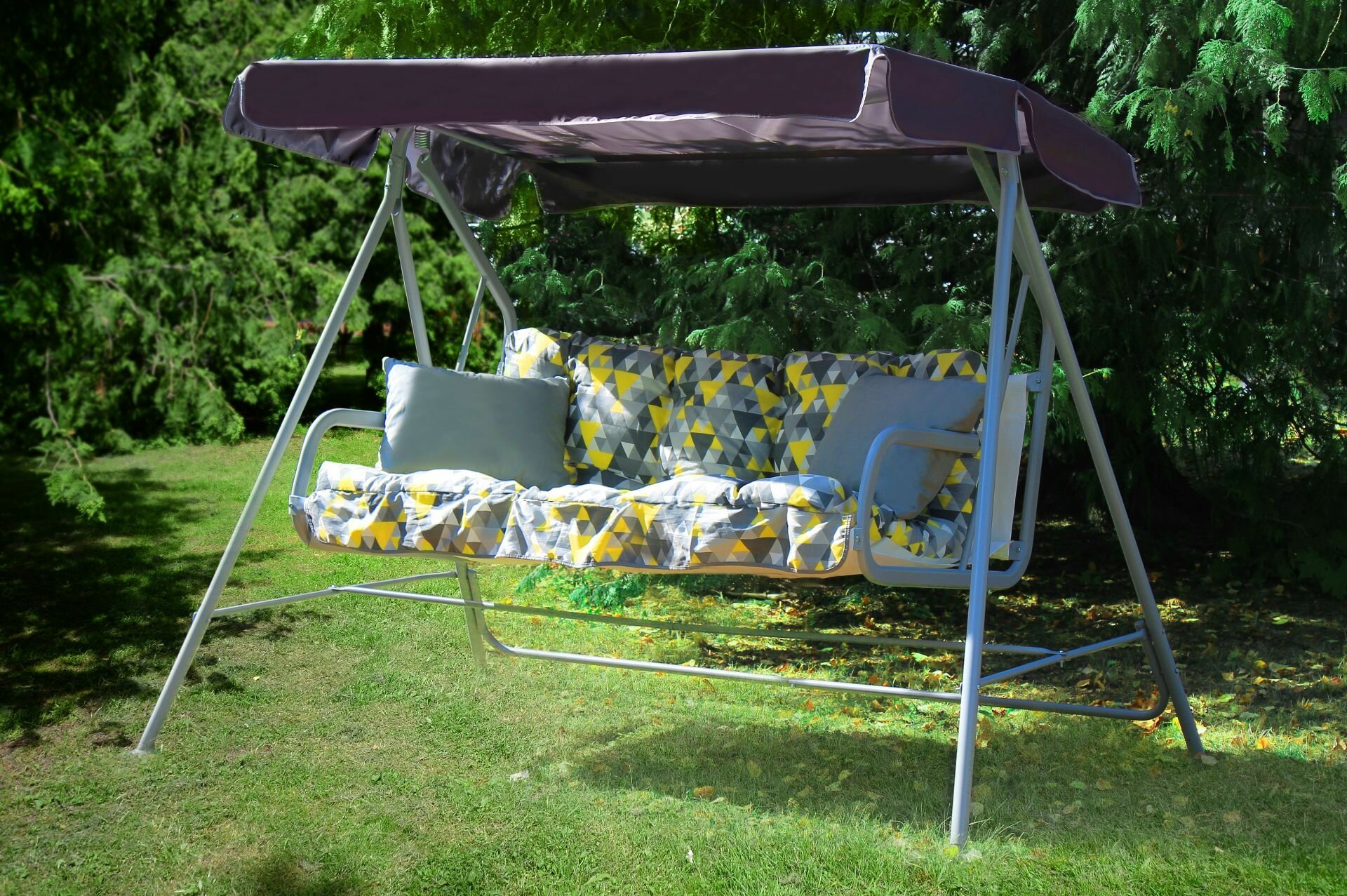 Садовые качели ольса бари с1636, 2-х местные, с тентом, 204х121х144 см.