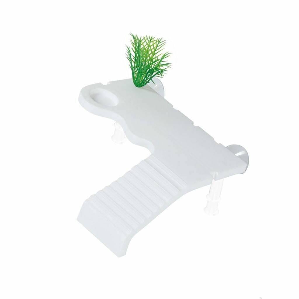 Универсальная платформа для отдыха рептилий, Белый