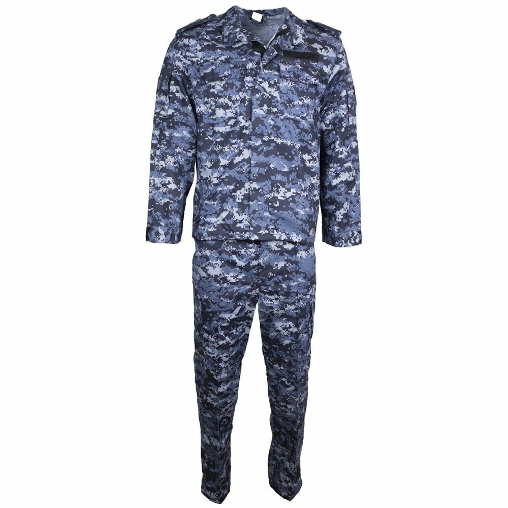 Костюм (форма) Войск Национальной Гвардии (ВНГ Росгвардии) и бойцов омон камуфляжный полевой демисезонной, камуфляж синяя точка