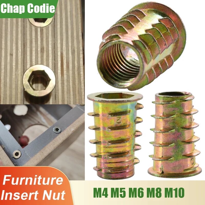 Гайки из цинкового сплава Chap Codie М4-М10 M4x10 (50pcs)