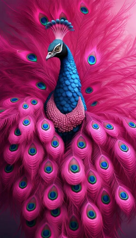 Алмазная Мозаика "Павлин" MozArt / Вышивка Стразами 40x50 / Живопись, Художники