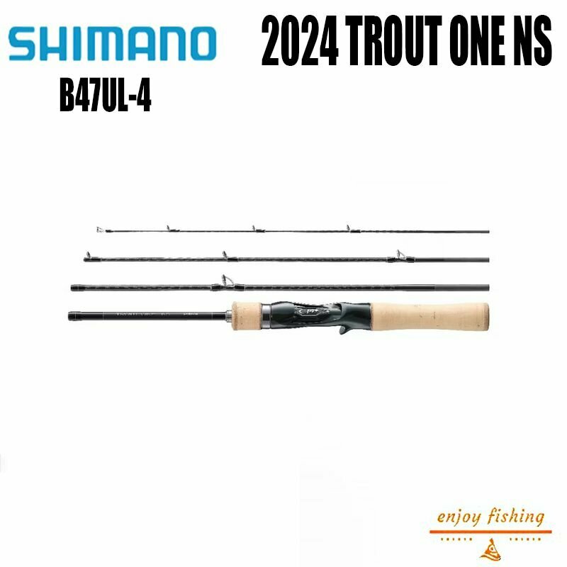 SHIMANO 2024 TROUT ONE NS B47UL-4 Пресноводная Морская Вода Удочка Для Ловли Рыбы