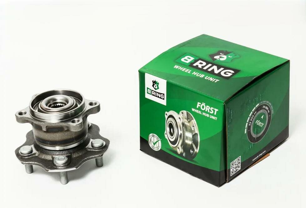 Ступица в сборе B-RING BK5042 с подшипником, Nissan Qashqai 07- задняя 148 мм