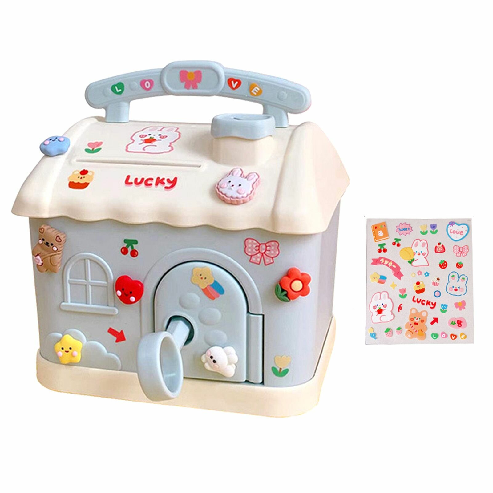 Копилка в виде домика большая декоративная