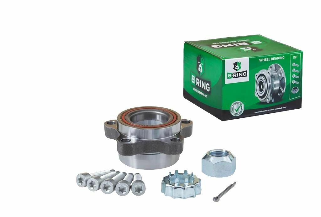 Ступица в сборе B-RING BK1435 с подшипником, Ford Mondeo IV 07- передняя 136.5 мм с ABS