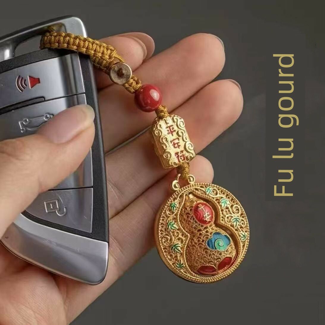 [Рекомендовано учителями] Креативный брелок-подвеска в виде золотой тыквы для автомобиля, для обеспечения безопасности