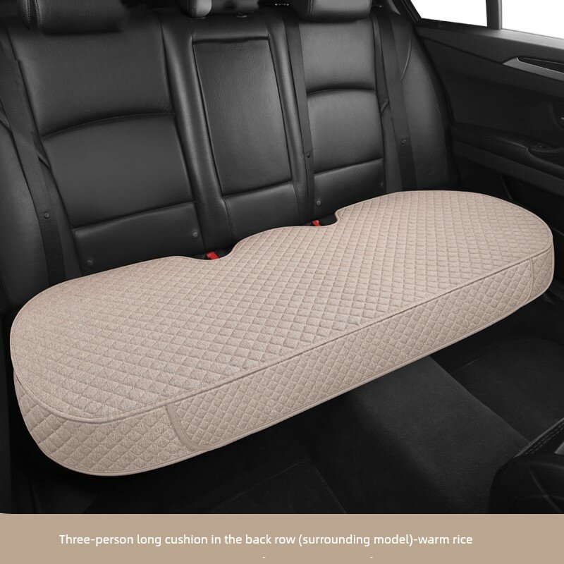 Универсальный чехол для автомобильных сидений Leapmotor C11, C10, T03, S01 из льна, всесезонный, комплект из трех