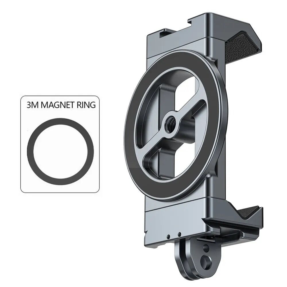 Металлический штатив 3-в-1 с интерфейсом Arca/1/4 дюйма/Gopro, адаптер для экшн-камеры, держатель для телефона, зажим для iPhone 16-12 GoPro