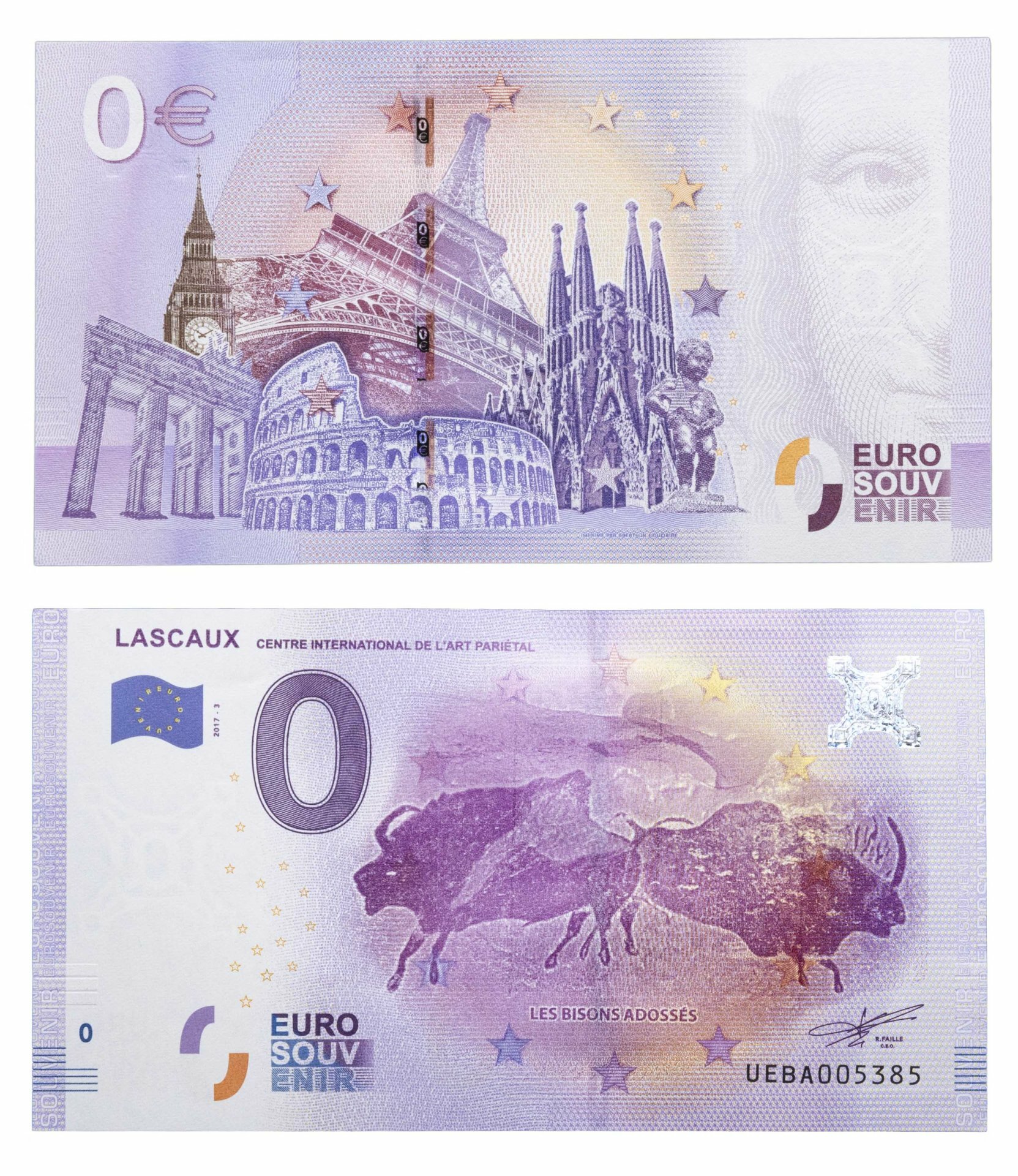 0 евро euro "Пещера Ласко"