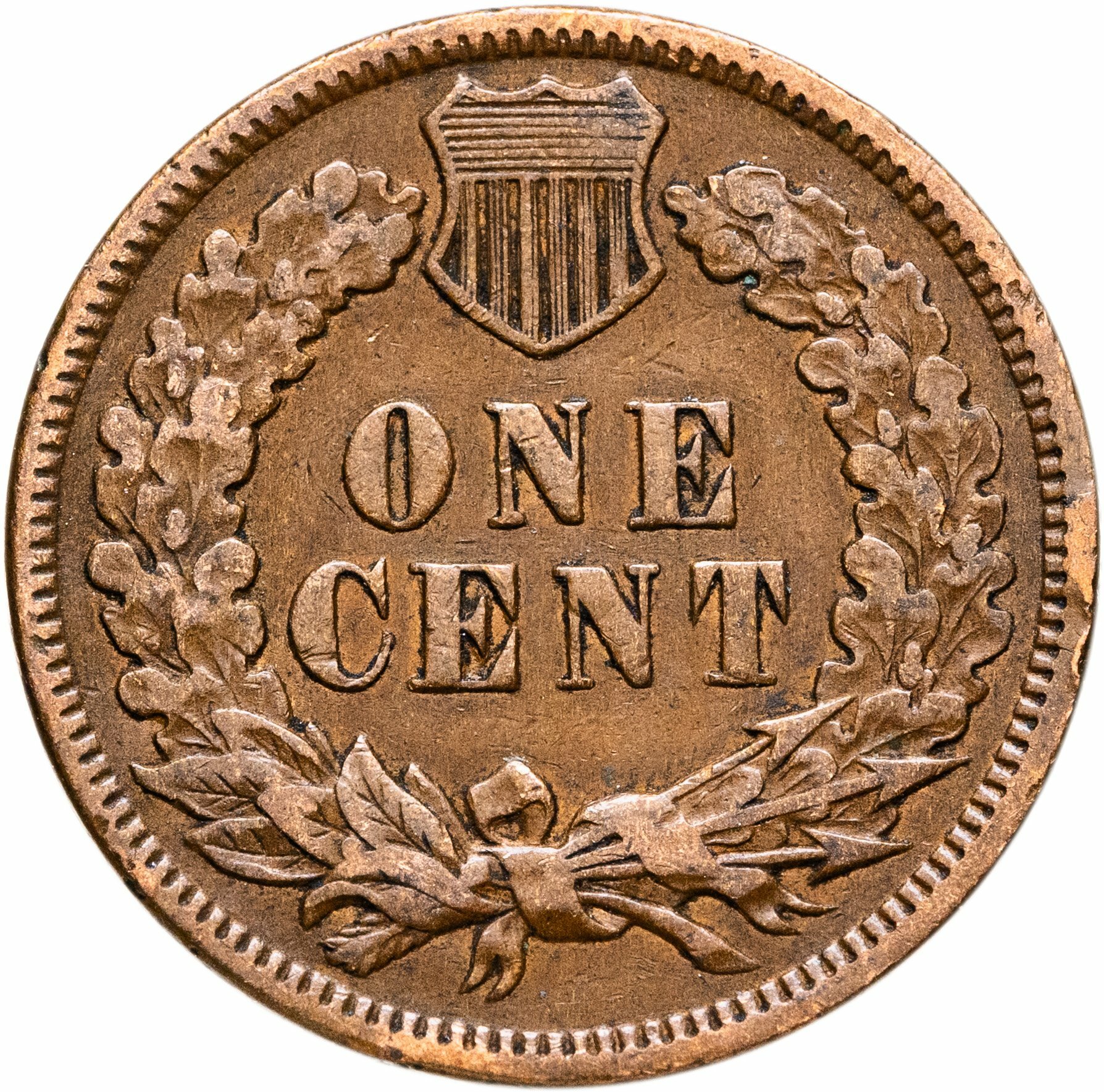 США 1 цент 1907 "Indian Head Cent", Бронза, в сохранности VF-XF
