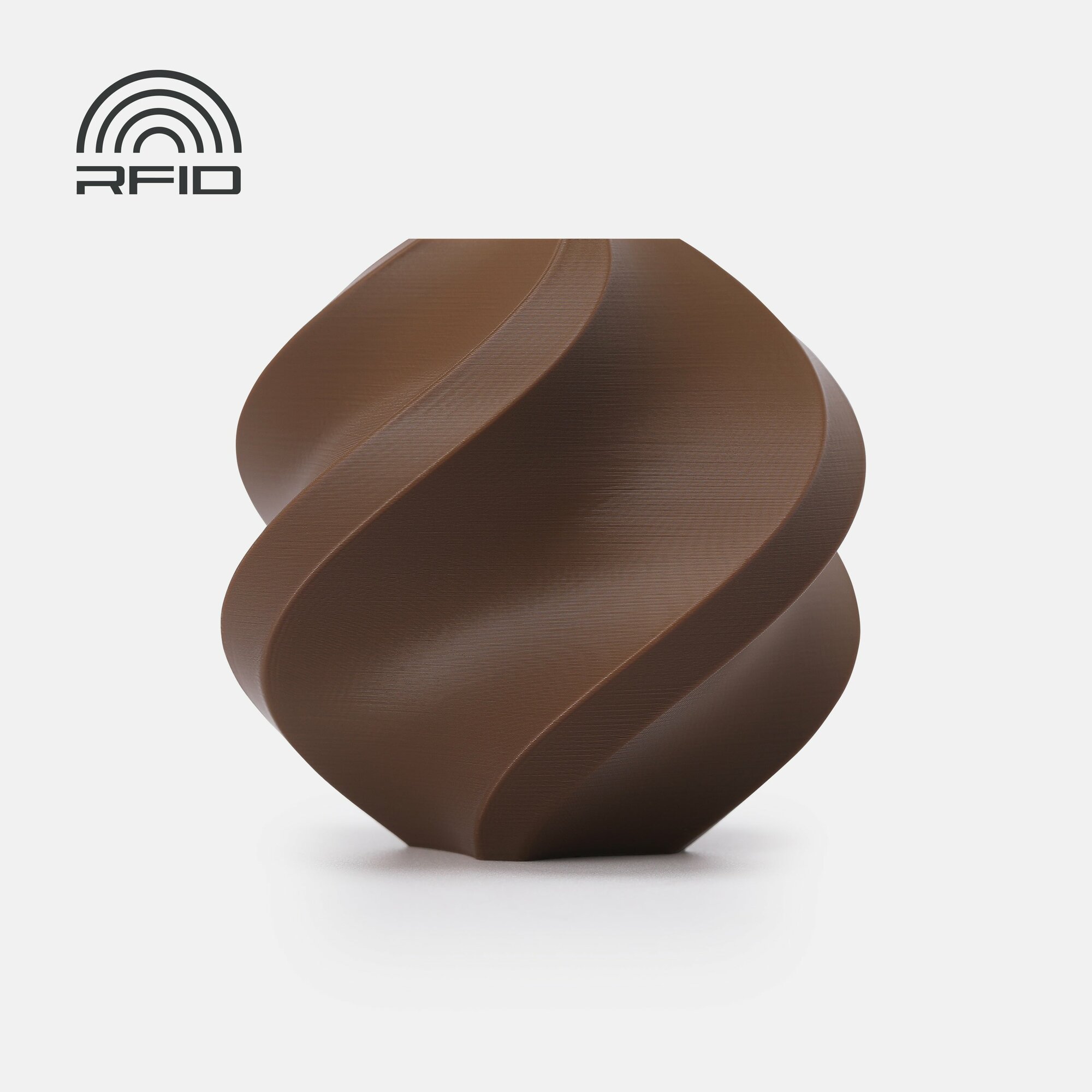 Пластик PLA Basic Bambu Lab, 1кг (Без катушки), Cocoa Brown (10802), Коричневый