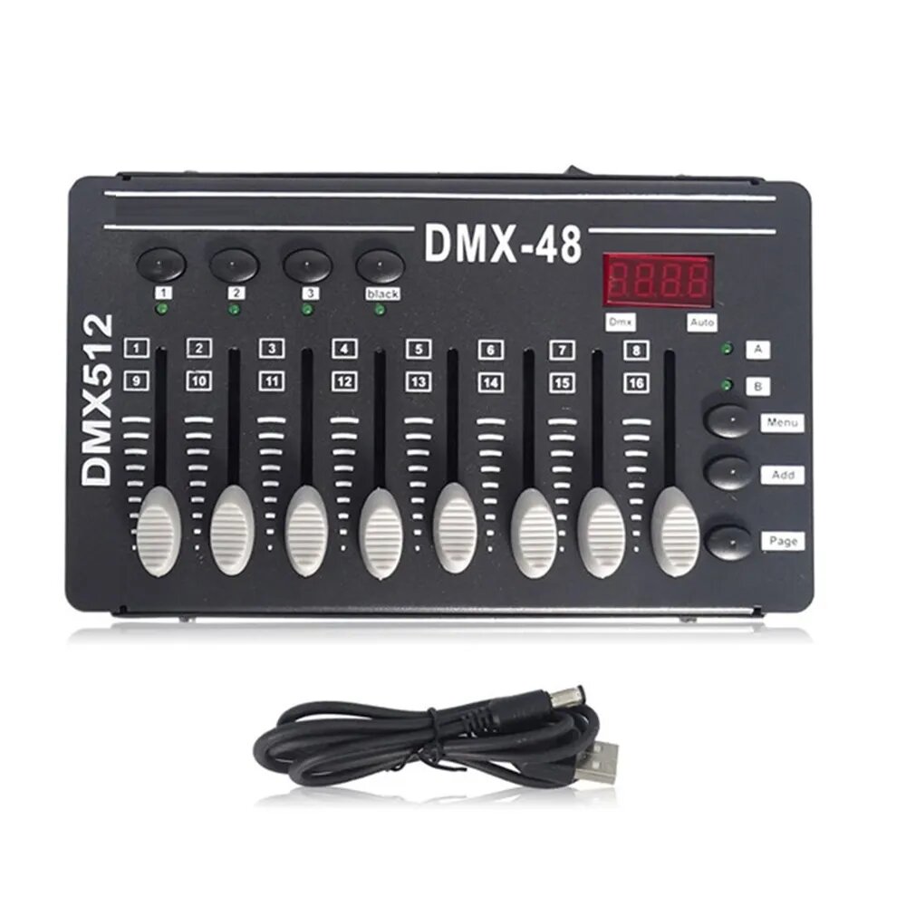 Световой пульт DMX48 Контроллер Сценическое осветительное оборудование