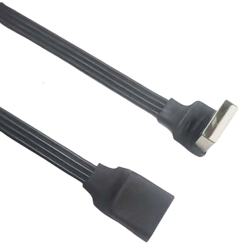 USB 2.0 кабель женский-мужской под прямым углом, 0.3m - Подключение по USB