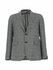 Пиджак Tagliatore Single-breasted checked blazer, размер 52, grey