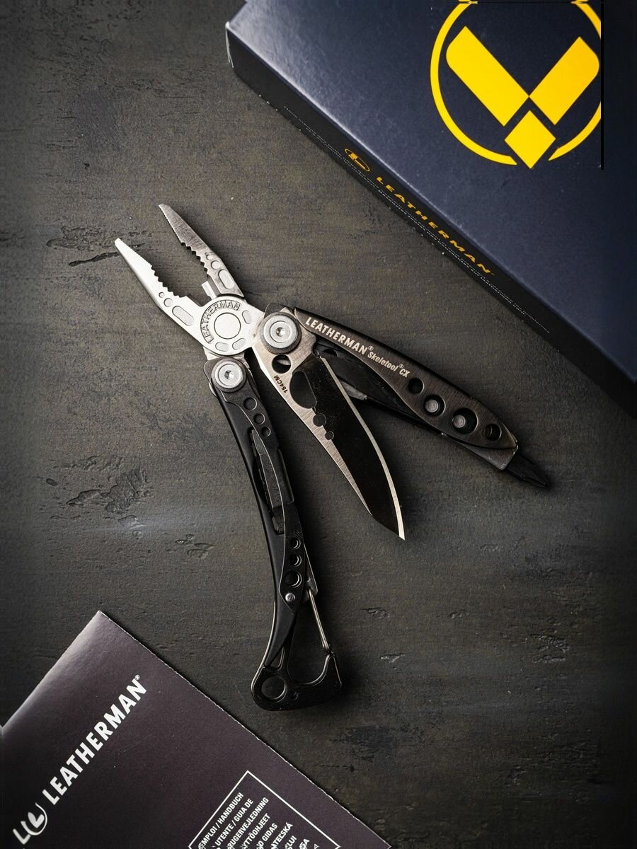 Мультитул Leatherman Skeletool CX 830923, 7 инструментов, черный