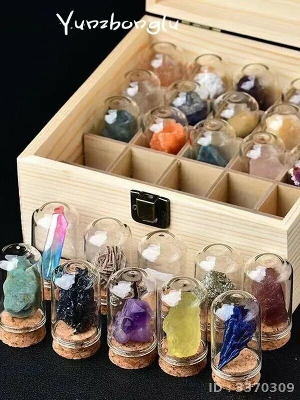 Натуральных камней самоцветов и минералов, игровой набор, амулет, вещи для экспериментов, учёбные принадлежности