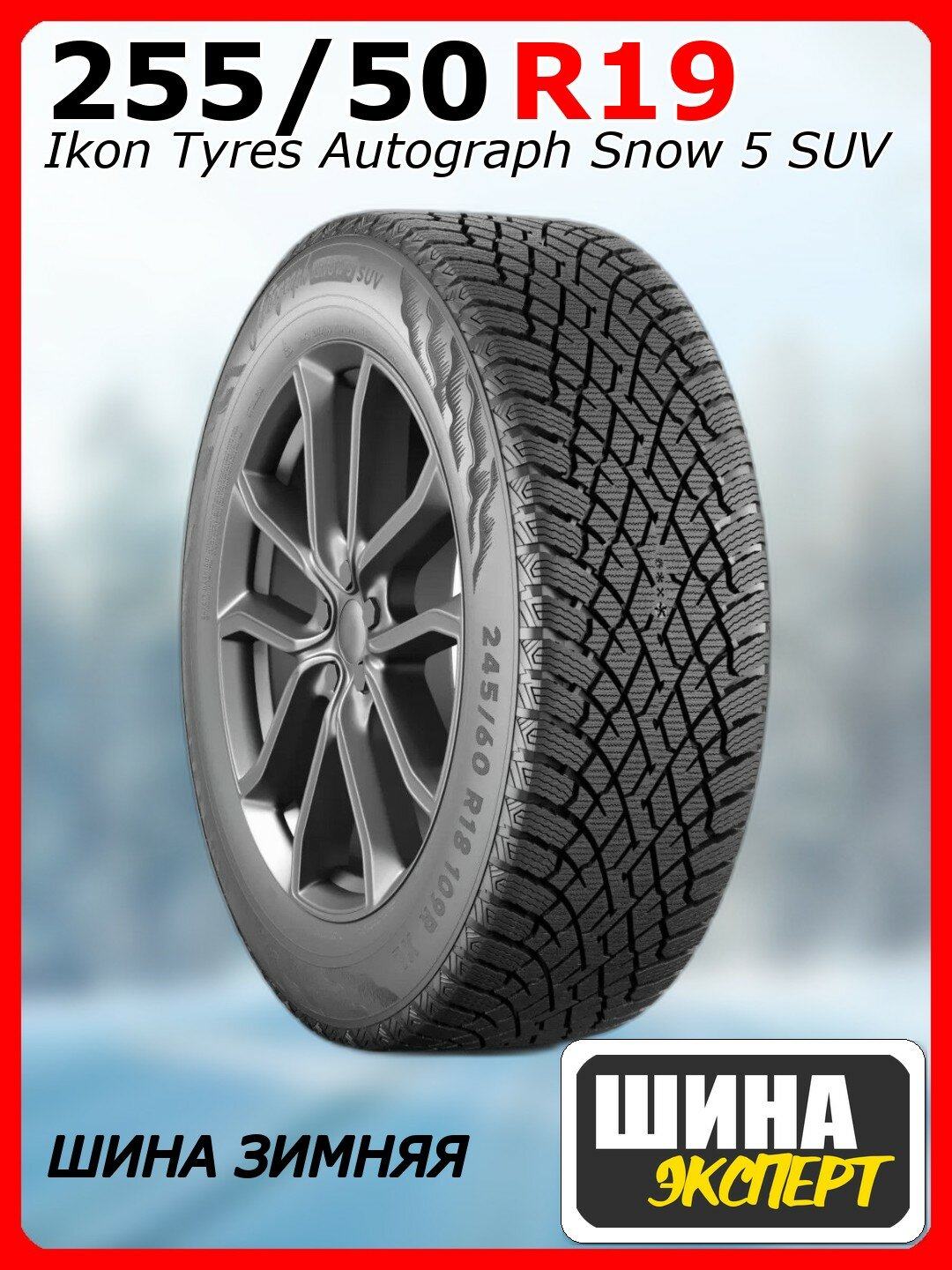 Шина зимняя нешипованная Ikon Tyres 255/50/19 R 107 Ikon Autograph Snow 5 SUV XL для легковых автомобилей T743392