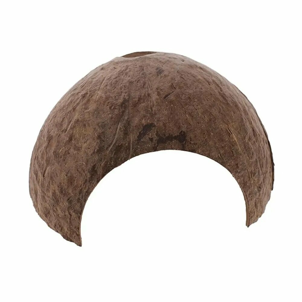 Натуральная скорлупа кокосового ореха скрывает гнездо для домашних животных Кокосовая скорлупа скрывает гнездо для домашних животных