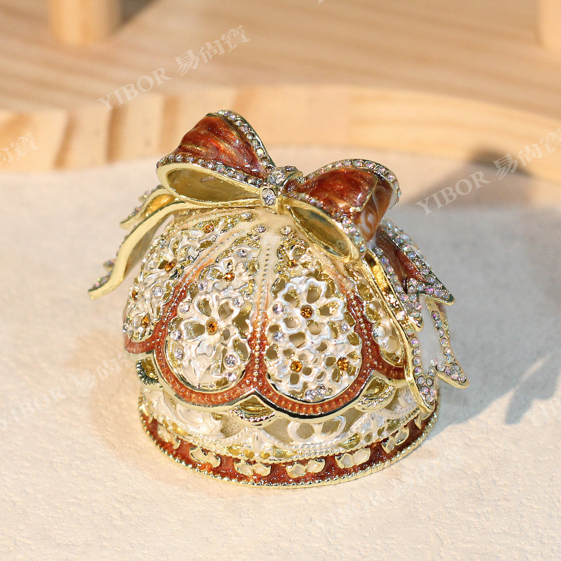 Новый подарок на День святого Валентина: корона с бантом, ювелирная коробка, эмалевая корона, креативный подарок на день рождения