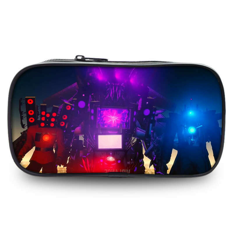 Пенал титан бренд StyleQ с креативным дизайном туалетного мужчины высокое качество для школы или дома