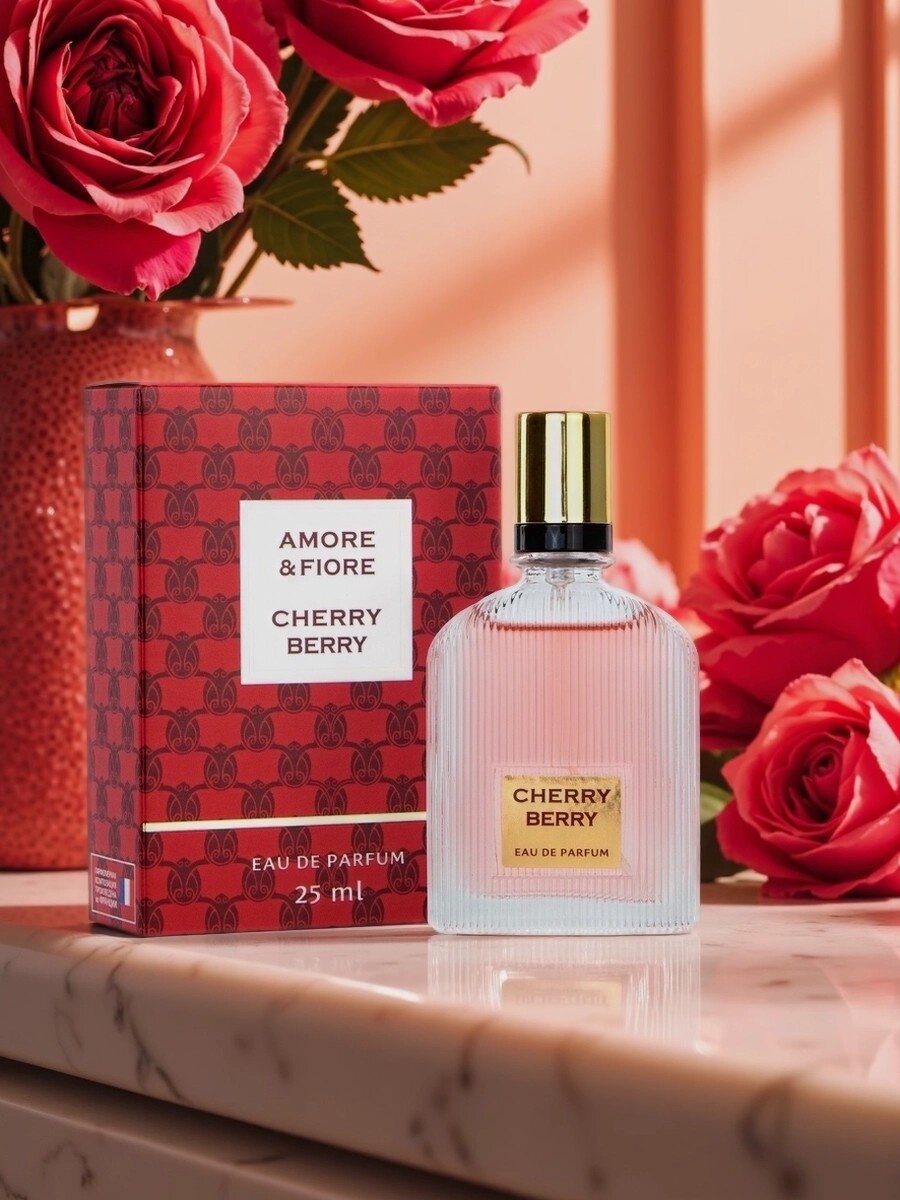 Delta parfum (Iren Adler). Туалетная вода женская Amore&Fiore Cherry Berry, 25мл.