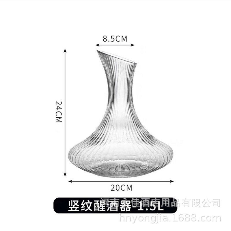 Креативный декантер с полосатым стеклом, быстрый декантер для домашнего использования, диспенсер для вина, оптовая продажа винных бутылок.