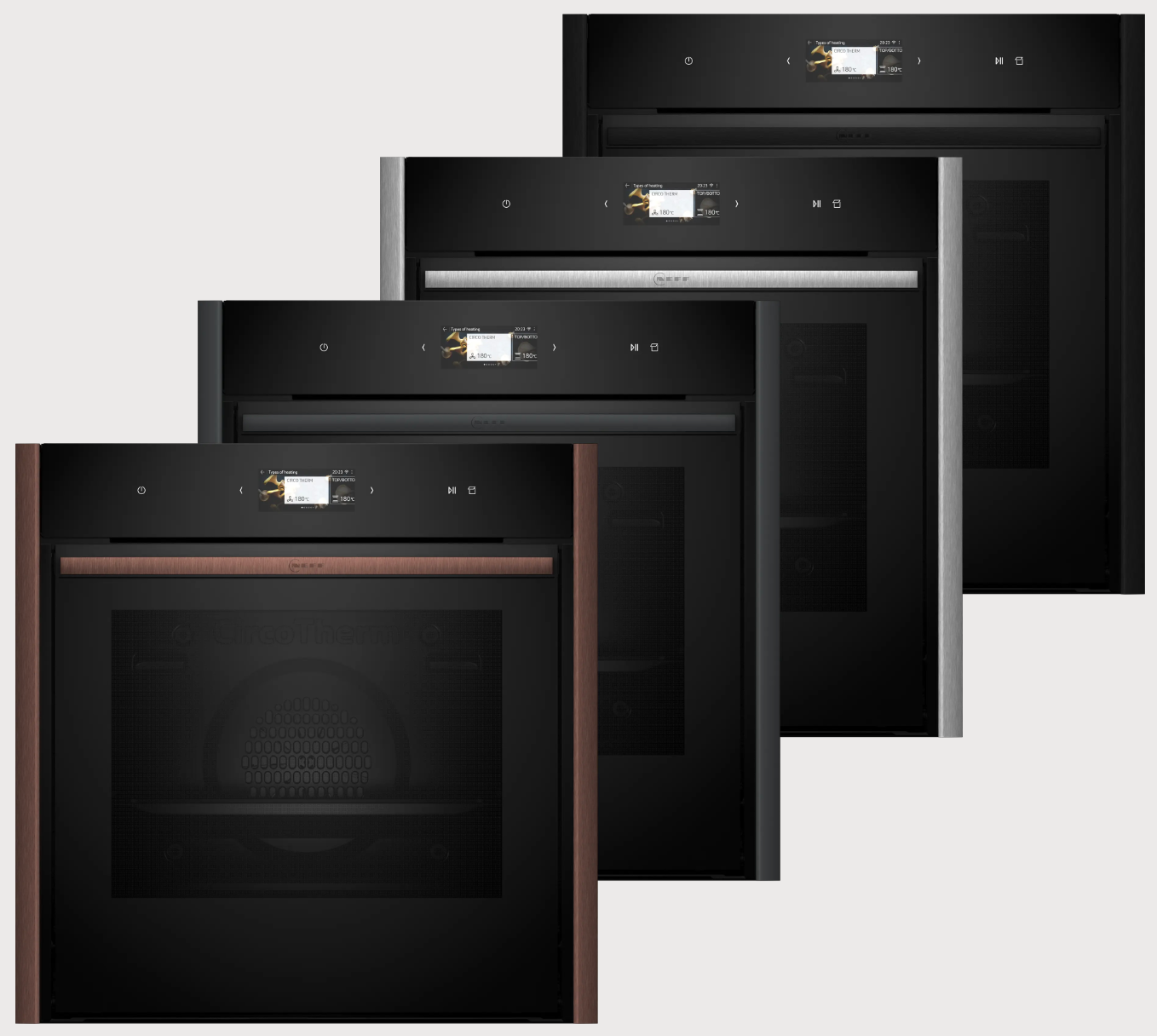 Электрический духовой шкаф NEFF B59FS3AY0, со 100% паром (фурнитура в 4х цветах доп. опция) Германия