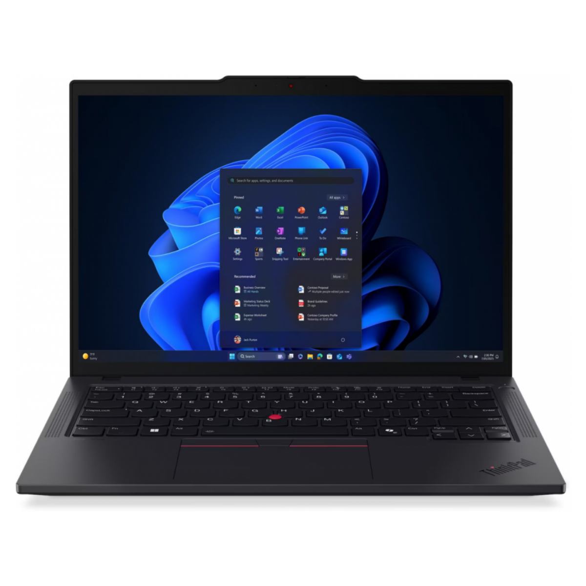 Ноутбук Lenovo ThinkPad T14 Gen 6 14 IPS/Ultra 5 225H/16Gb/512Gb/Intel Graphics/Win 11 Pro/черный